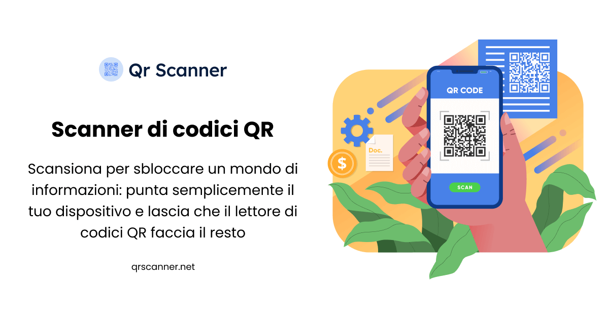 Scansiona il codice QR online dal nostro Lettore QR Code!
