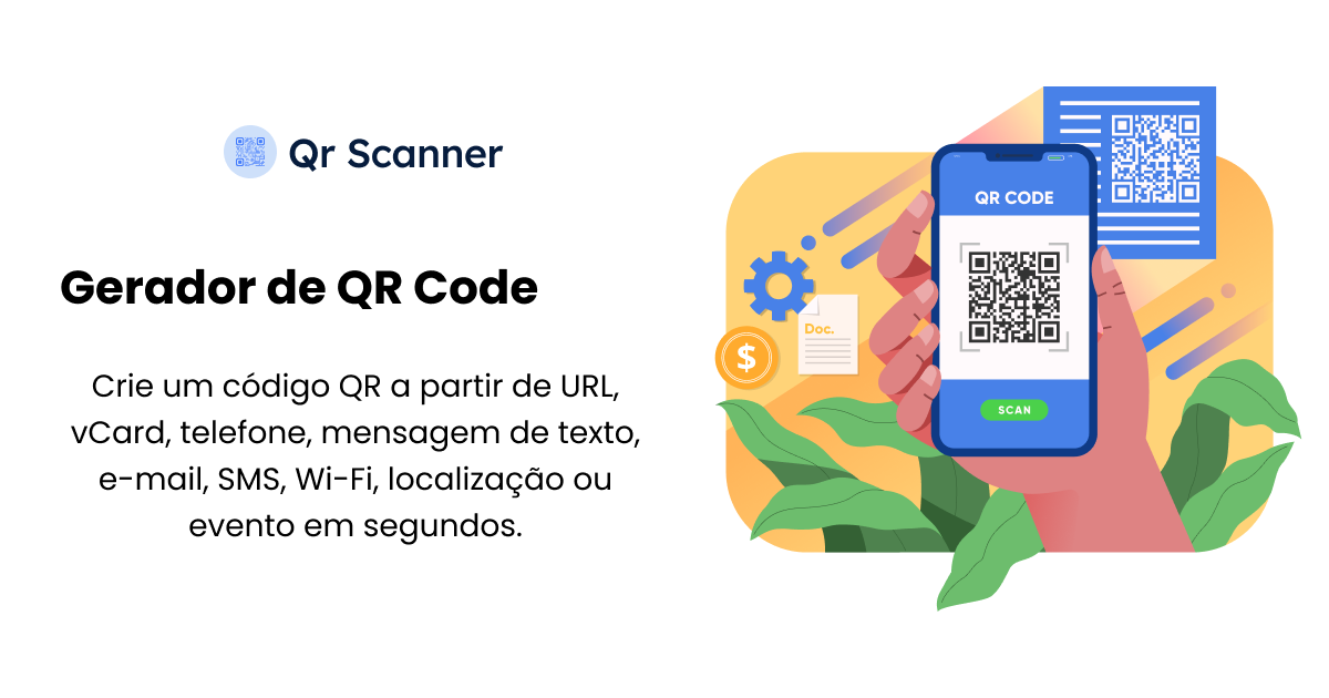 Gerador de QR Code - Criar QR Code Gratuito