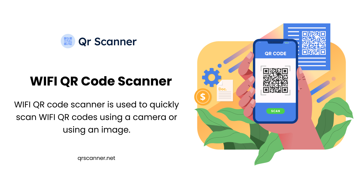 WIFI QR Code Scanner | Scan WiFi Password Using Images or Camera